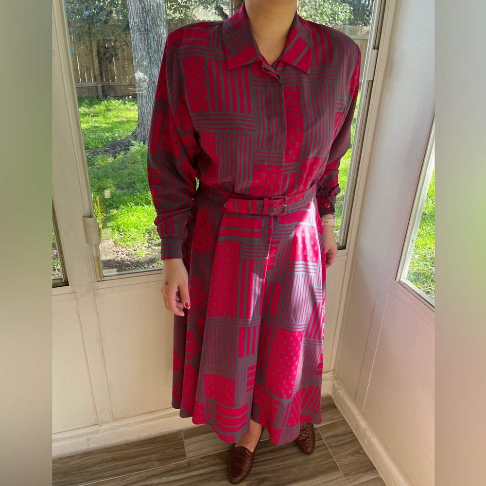 Large Vintage Tanner Dress In Pink - Gem